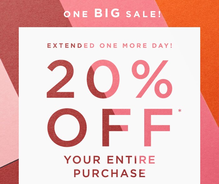 West Elm: Surprise! 20% off everything EXTENDED for one more day! | Milled